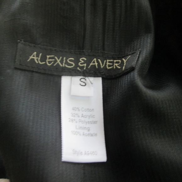 Alexis & Avery | Jackets & Coats | Alexis Avery Red Wine Plaid Jacket ...